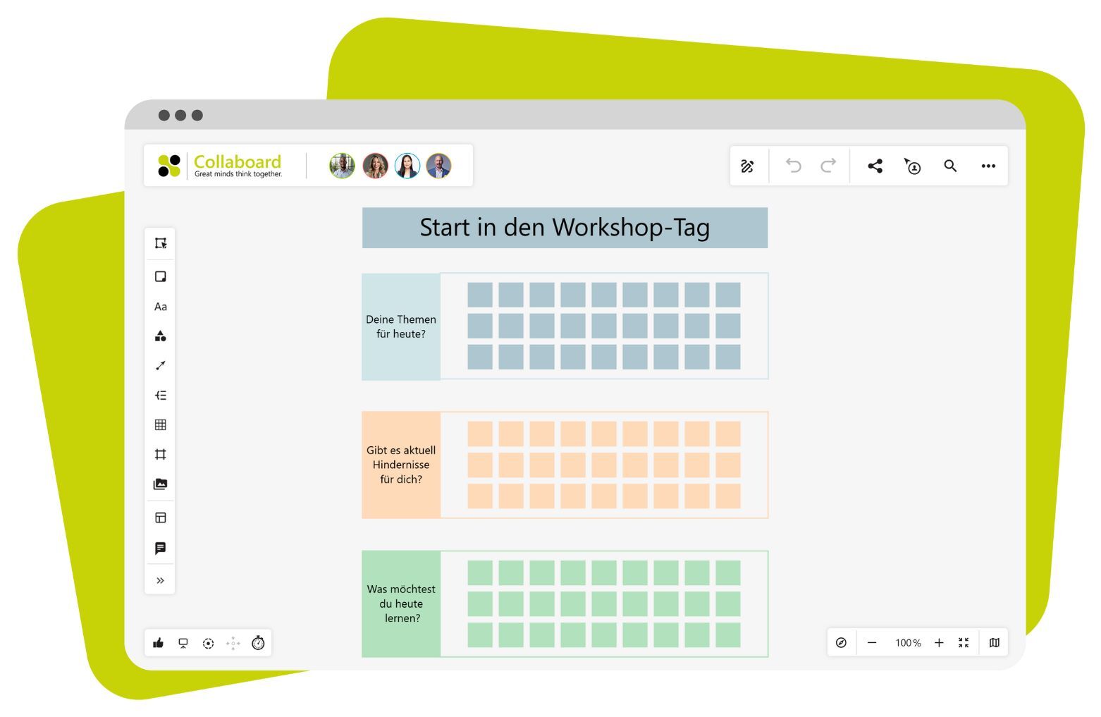 Online-Workshop: Tool zur Umsetzung | Collaboard